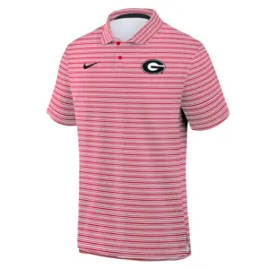 Nike Georgia Primetime Dri-fit College Polo - Red