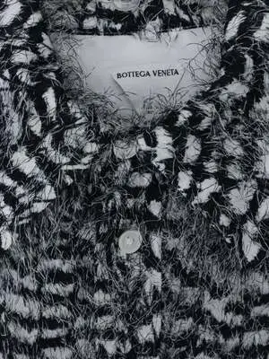 Bottega Veneta Twotone Viscose Shirt With Fil Coupé Detailing