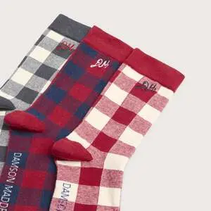 DAMSON MADDER Socks 3 Pack