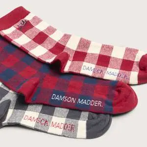 DAMSON MADDER Socks 3 Pack
