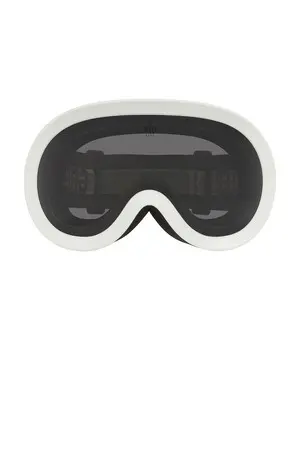 Moncler Snow Goggles In Black & White - Matte