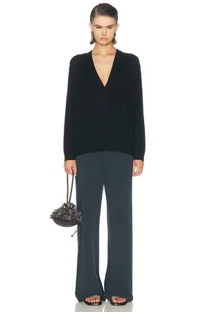 EAVES Geri V Neck Top