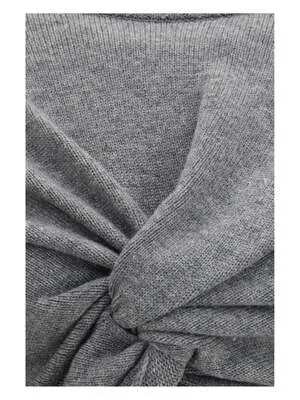 Balenciaga Ruched Crewneck Sweater