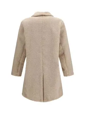 Herno Teddy Coat - Cream
