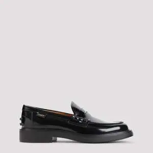 TOD'S Brushed Leather Loafer - Black