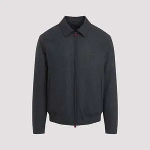 Kiton Bomber Jacket - Gray