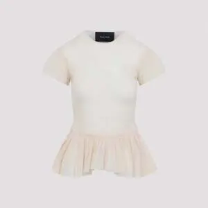 Simone Rocha Sheer Ballet Peplum Top