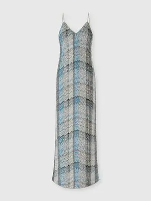 Missoni Long Dress With Side Slit - Multicoloured