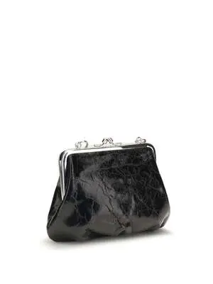 VIVIENNE WESTWOOD Granny Frame Patent Leather Handbag