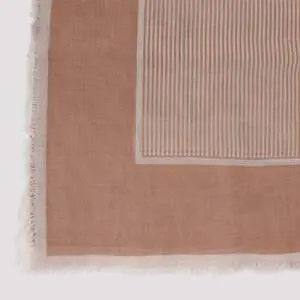 Saint Laurent Large Striped Carré Scarf