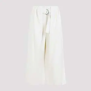 Loewe Cropped Belted Trousers