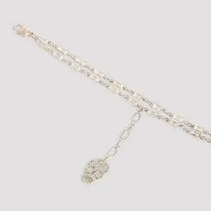 Alexander McQueen Pavè Skull Bracelet