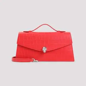 Alexander McQueen Skull Top Handle - Red