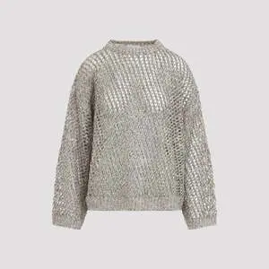 Brunello Cucinelli Fish-net Sweater - Multicolor