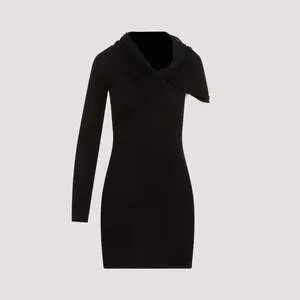 Saint Laurent Viscose Mini Dress