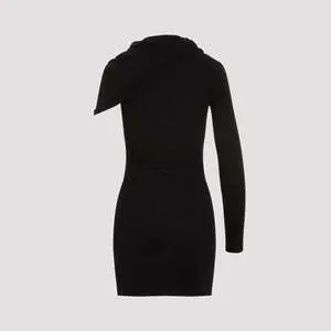 Saint Laurent Viscose Mini Dress