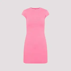 Victoria Beckham Cap Sleeve Fitted Mini Dress - Multicolor