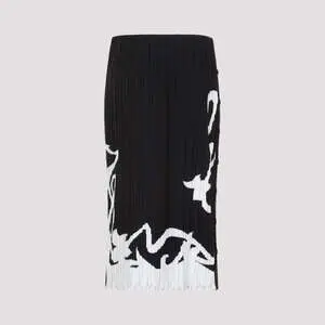 LANVIN Pleated Long Skirt