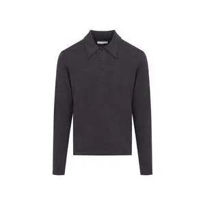 LEMAIRE L/s Knitted Polo Sweater
