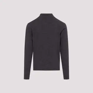 LEMAIRE L/s Knitted Polo Sweater