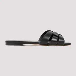Saint Laurent Leather Tribute Flats