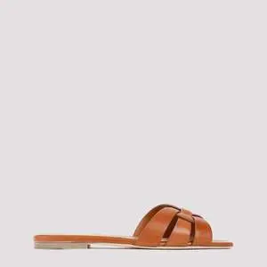 Saint Laurent Leather Tribute Flats - Multicolor