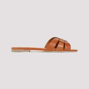 Saint Laurent Leather Tribute Flats