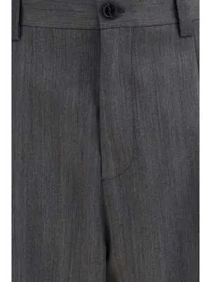 Valentino Garavani Straight-leg Wool Pants