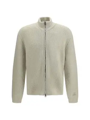 C.P. COMPANY Felted Bouclé Yarn Cardigan - Multicolor