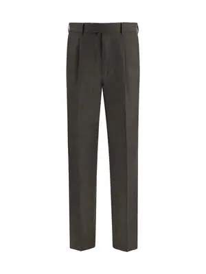 Zegna Wool And Cashmere Pants