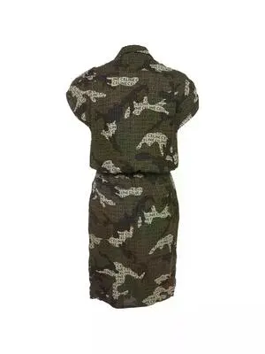 Celine Logo-print Midi Dress