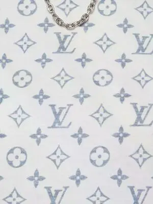 LOUIS VUITTON Monogram Chain-detail T-shirt