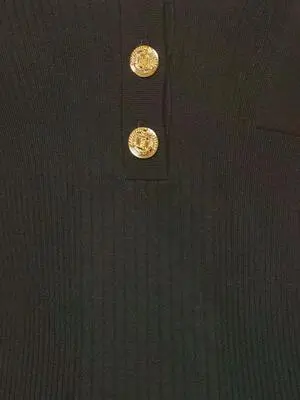 Elisabetta Franchi Rib-knit V-neck Sweater