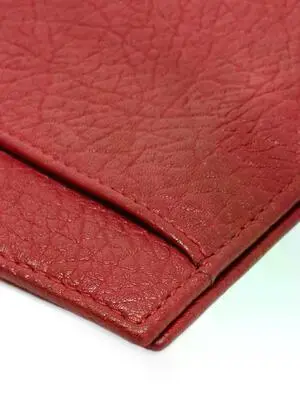 JIMMY CHOO Grained Leather Logo-plaque Wallet
