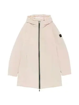 CANADIAN Hooded Zip-up Coat - Neutrals