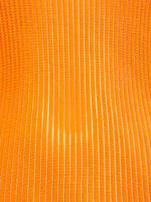 Victoria Beckham Rib-knit Sheer Sweater
