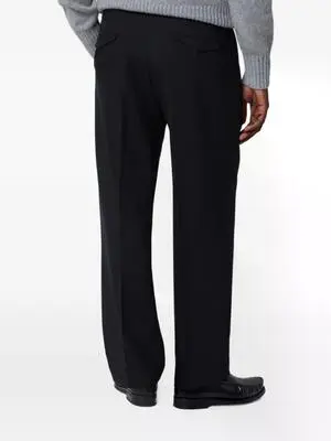SANTANIELLO Miro' Pleated Wool Trousers