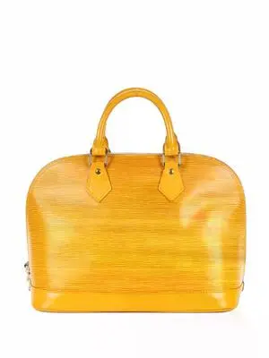LOUIS VUITTON Pm Alma Epi Tote Bag - Yellow