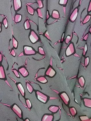 Emporio Armani Sunglasses-print Crossover Blouse