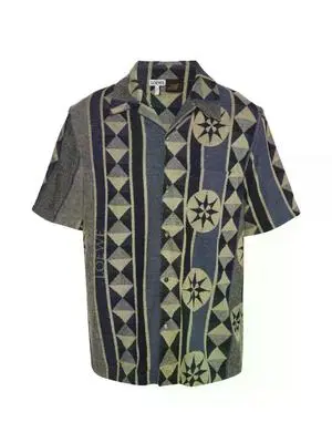 Loewe X Paula's Ibiza Geometric-pattern Bowling Shirt