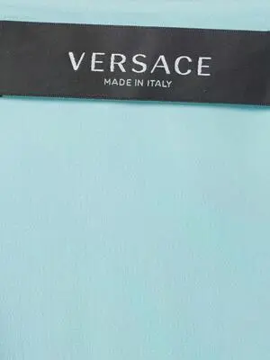 Versace Trésor De La Mer Print Flared Mini Skirt