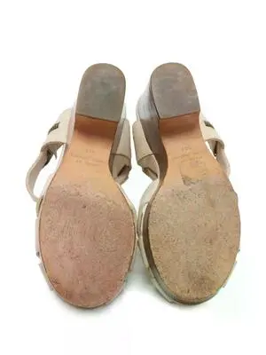 MARC JACOBS Ankle-strap Leather Sandals