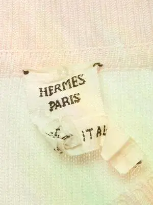Hermès Birds De Gala Silk-panel Sweater