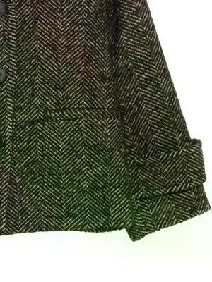 Antonelli Firenze Herringbone-pattern Notched-lapels Jacket - Brown