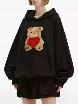 We11Done Heart Teddy Hoodie