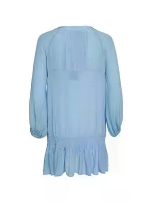Ermanno Scervino Pintuck Detail Tunic Mini Dress