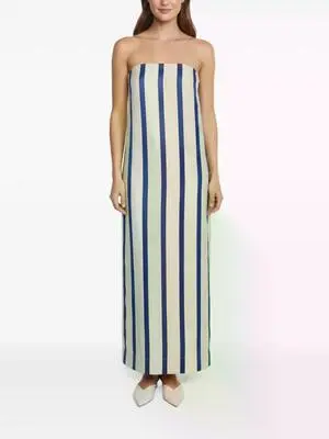 Bondi Born Maine Strapless Shift Maxi Dress - Neutrals