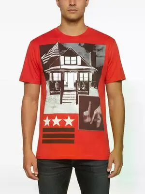 Givenchy Columbian Fit Graphic-print T-shirt - Red