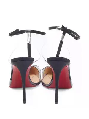 CHRISTIAN LOUBOUTIN Nosy Crystal-embellished T-strap Pumps