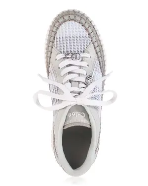 Chloé Nama Leather Platform Sneakers